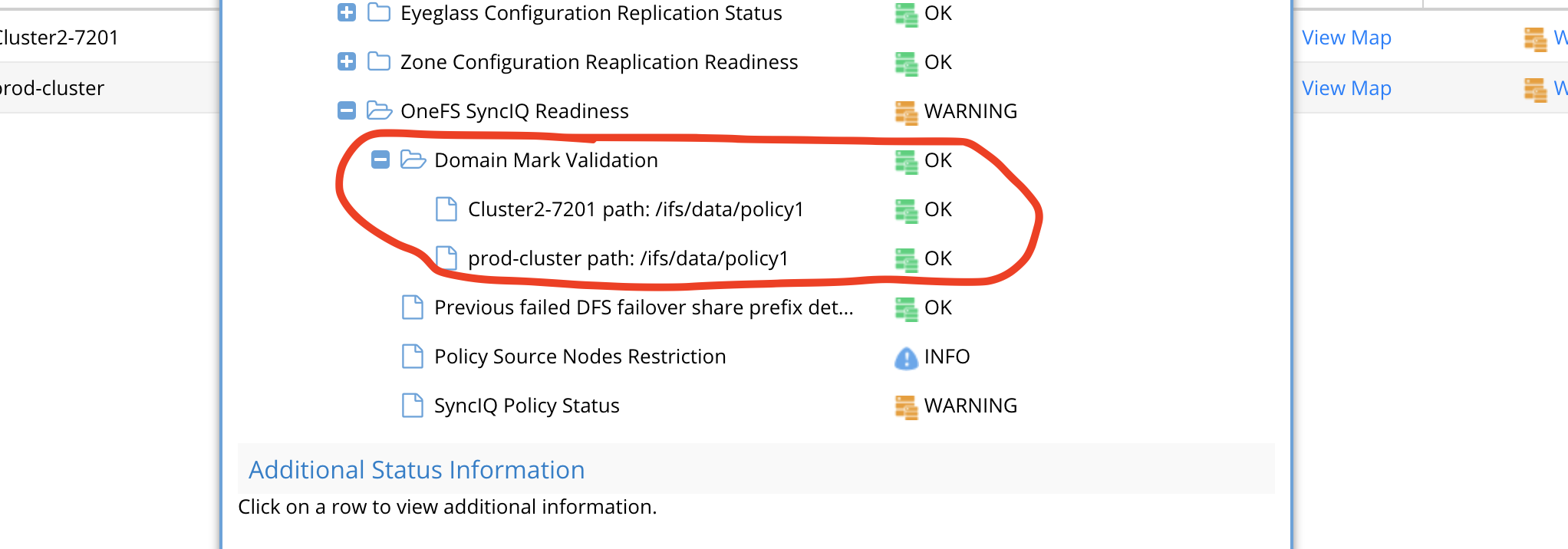 Failover Readiness Validations DR Dashboard